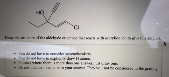 Solved Draw the structure of the aldehyde or ketone that | Chegg.com