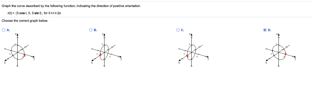 Solved Graph the curve described by the following function, | Chegg.com