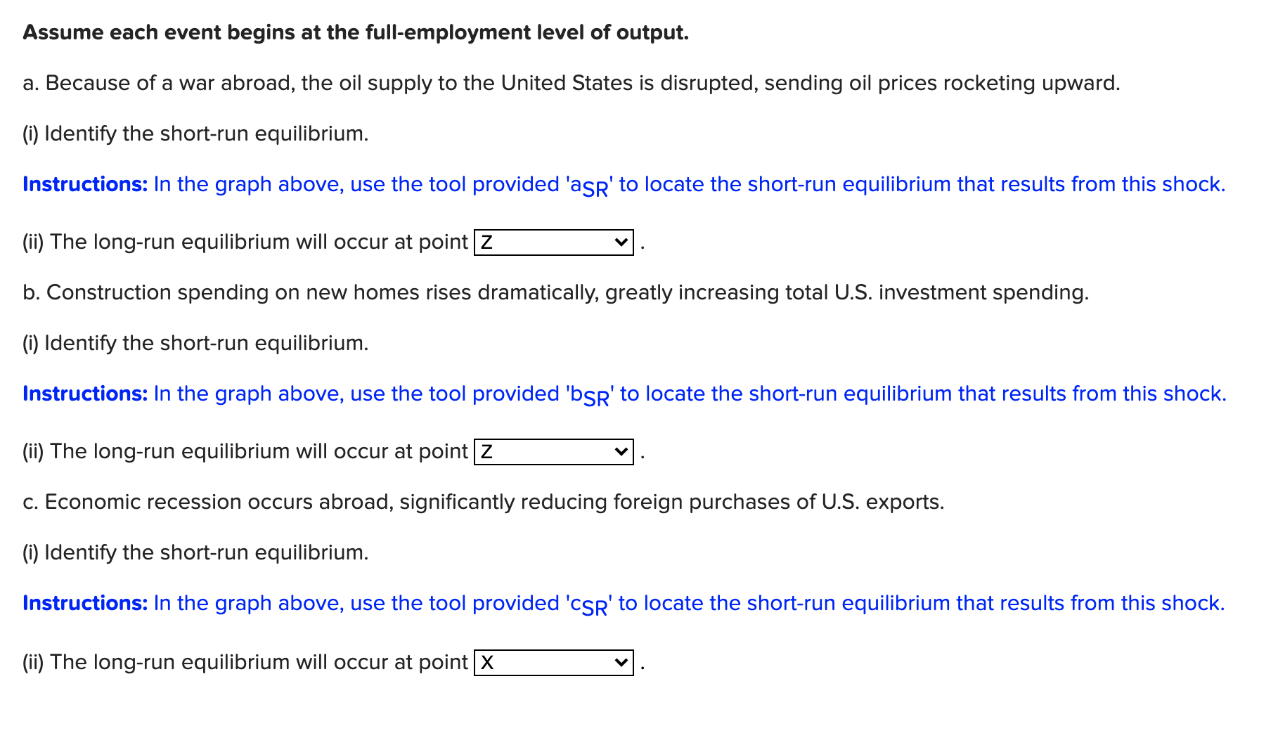 Solved Use graphical analysis to show how each of the | Chegg.com