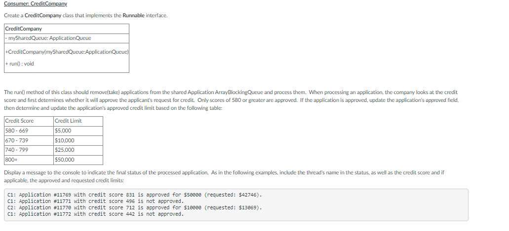 public class ApplicationQueue { private static | Chegg.com