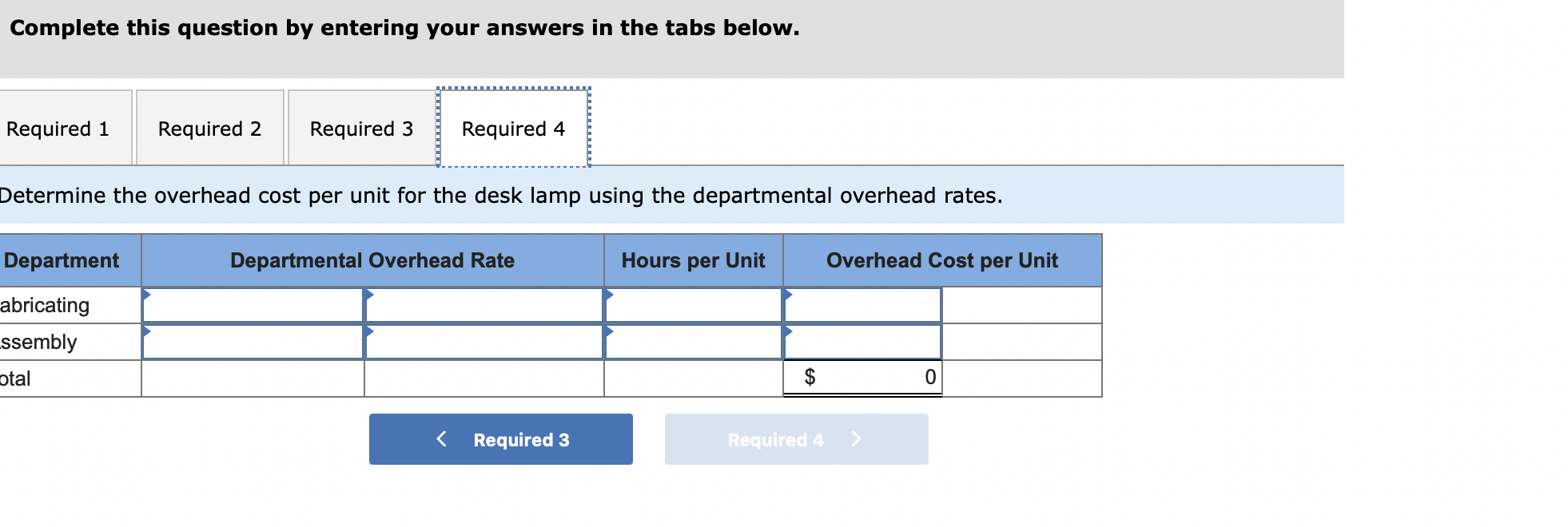 Solved Exercise 17-9 (Algo) Allocating overhead using | Chegg.com