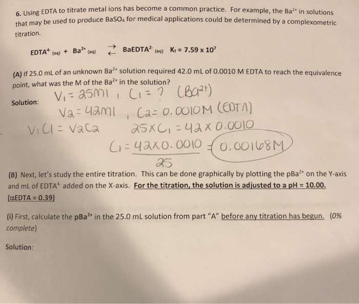 Titration Problem Examples