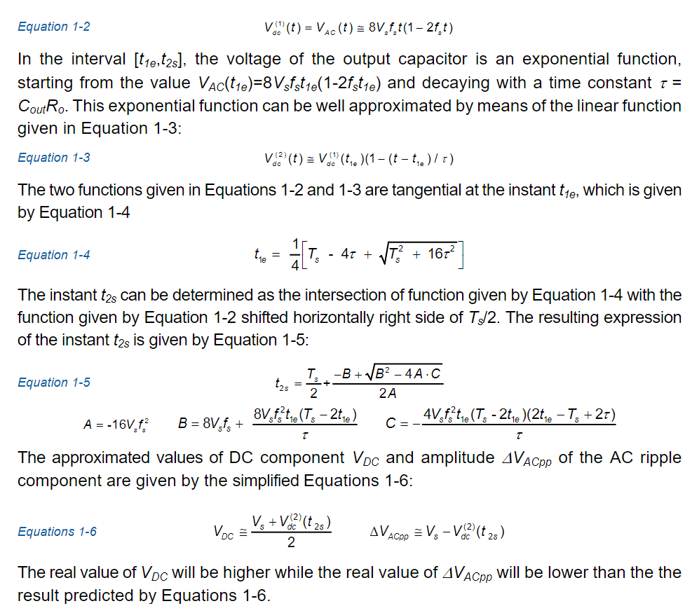 Solved calculate vdc and vacpp using equations showing each | Chegg.com