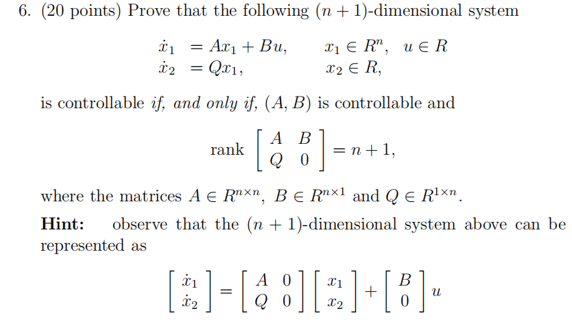Solved (20 points) Prove that the following | Chegg.com