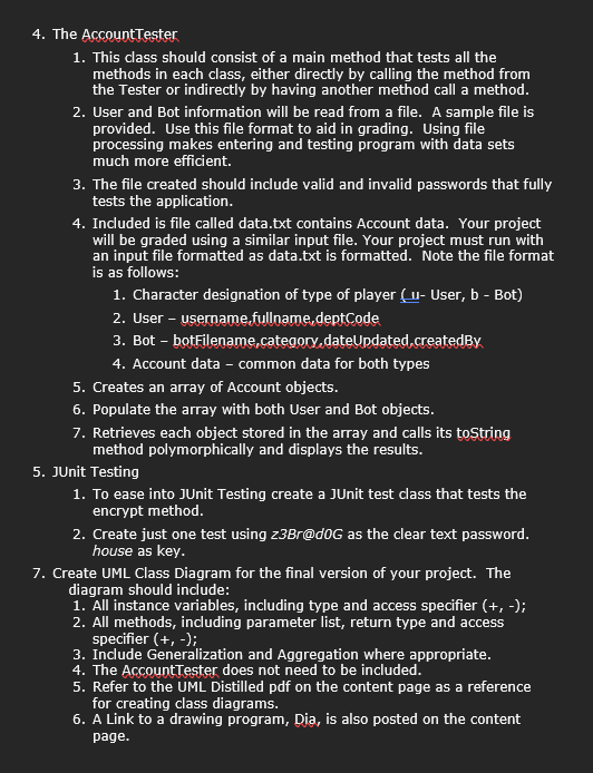 Solved Project Outcomes: Use Java to 1. Implement a super | Chegg.com