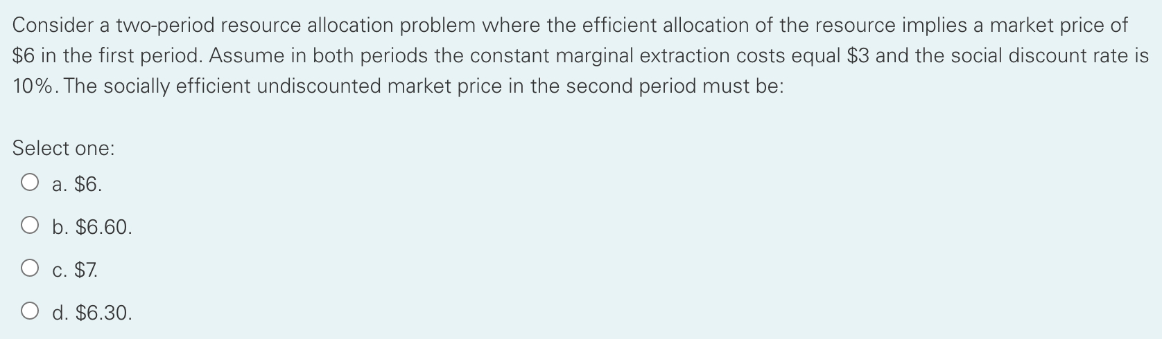 Solved Consider a two-period resource allocation problem | Chegg.com