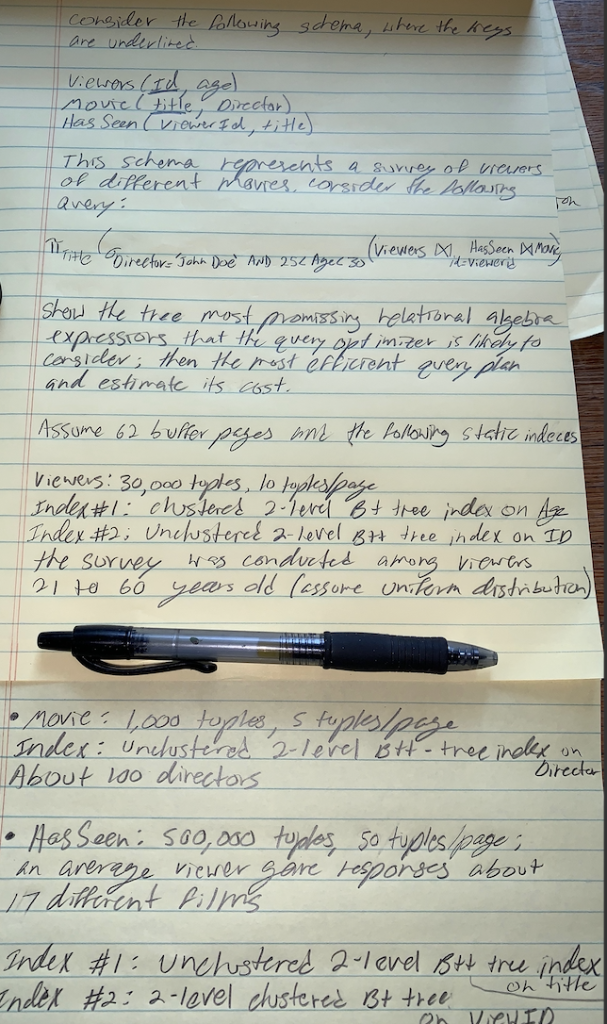 consider the following schema, where the keys are | Chegg.com