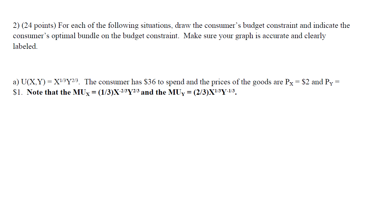 Solved 1. (21 points) For each of the following situations, | Chegg.com
