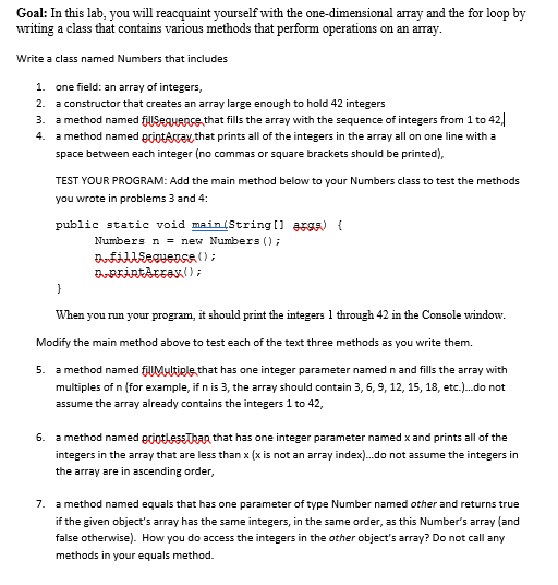 Solved Goal: In this lab, you will reacquaint yourself with | Chegg.com