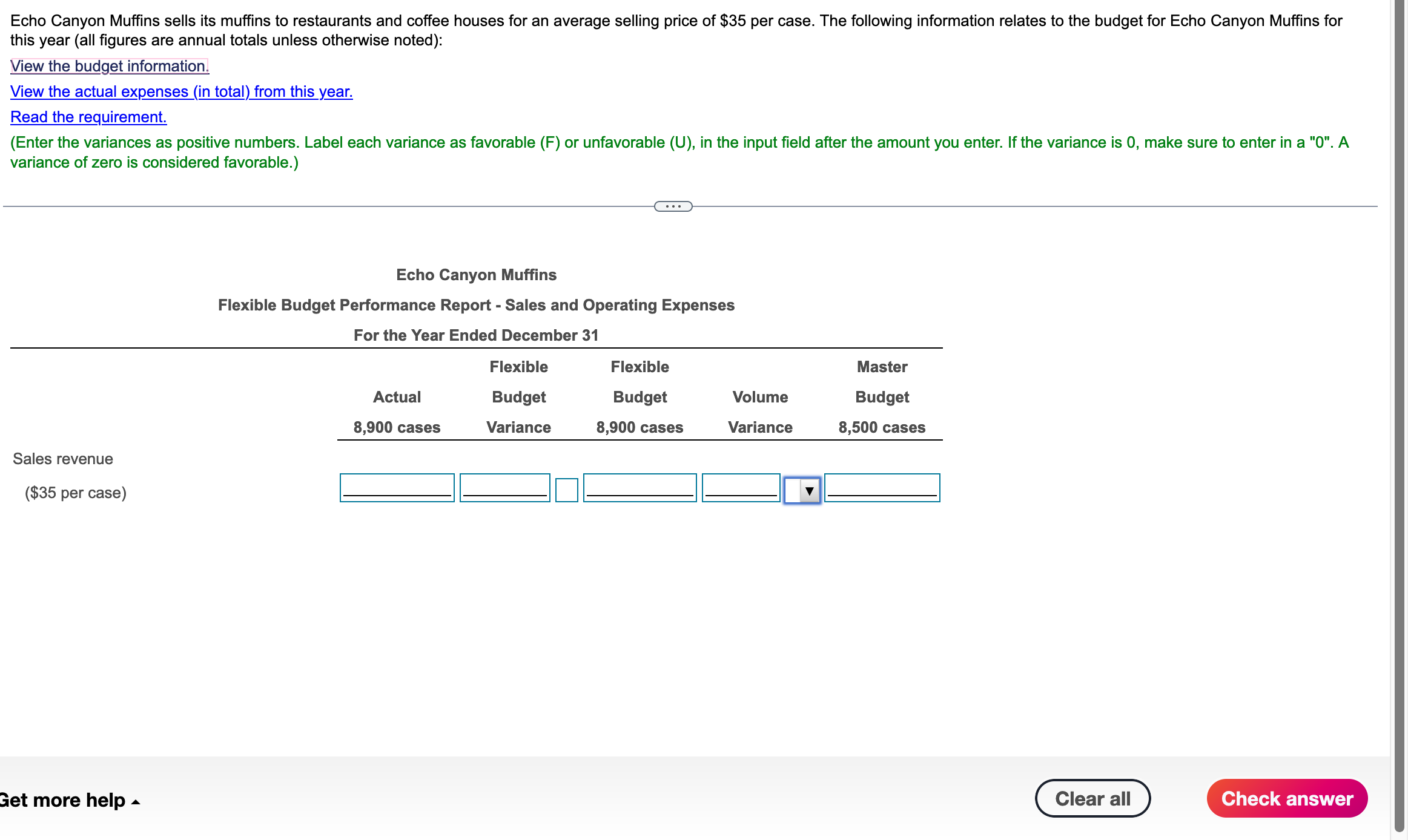 Solved omework Question 6, E10. Part 1 Requirement Echo | Chegg.com