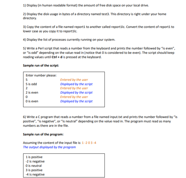 Solved 1) Display (in human readable format) the amount of | Chegg.com