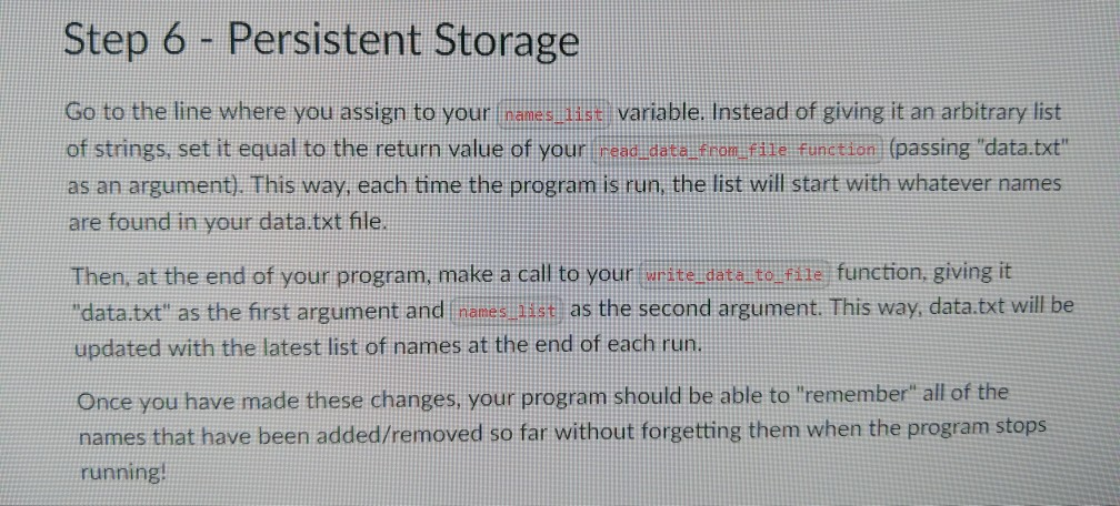 Solved Module Step 1 Create Data File In The File 8604