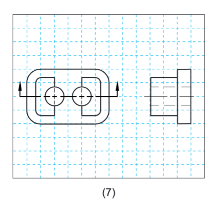 Solved Create a sketch for this.Use the two given views to | Chegg.com