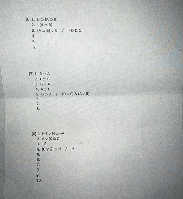 Need to provide a proof for each argument. The empty | Chegg.com