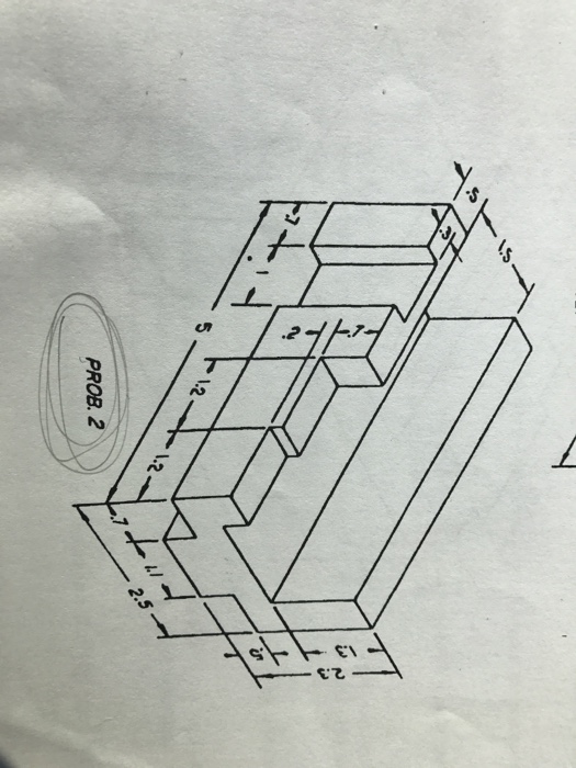 Solved 101 WORKSHEET 2 Draw front, top, and right side views | Chegg.com