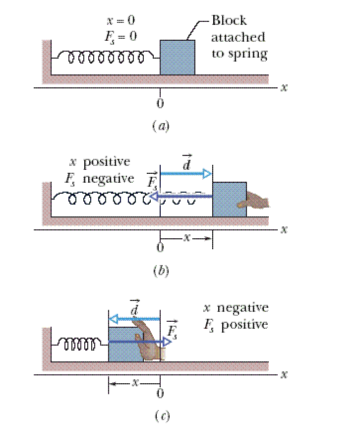 Solved The first figure gives spring force Fx versus | Chegg.com