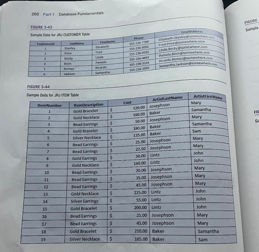 Solved Using the James River database, write SQL scripts to | Chegg.com