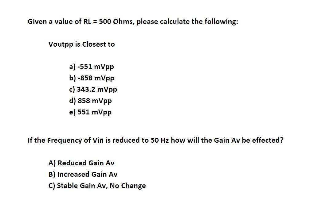 Solved 1) For the VDB shown below, please find the following | Chegg.com
