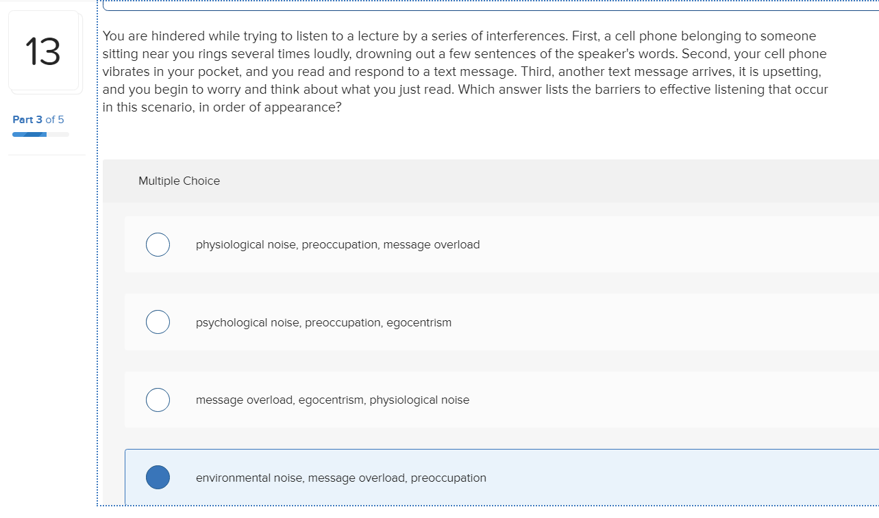 Solved Careless listening often leads to 11 Check All That | Chegg.com
