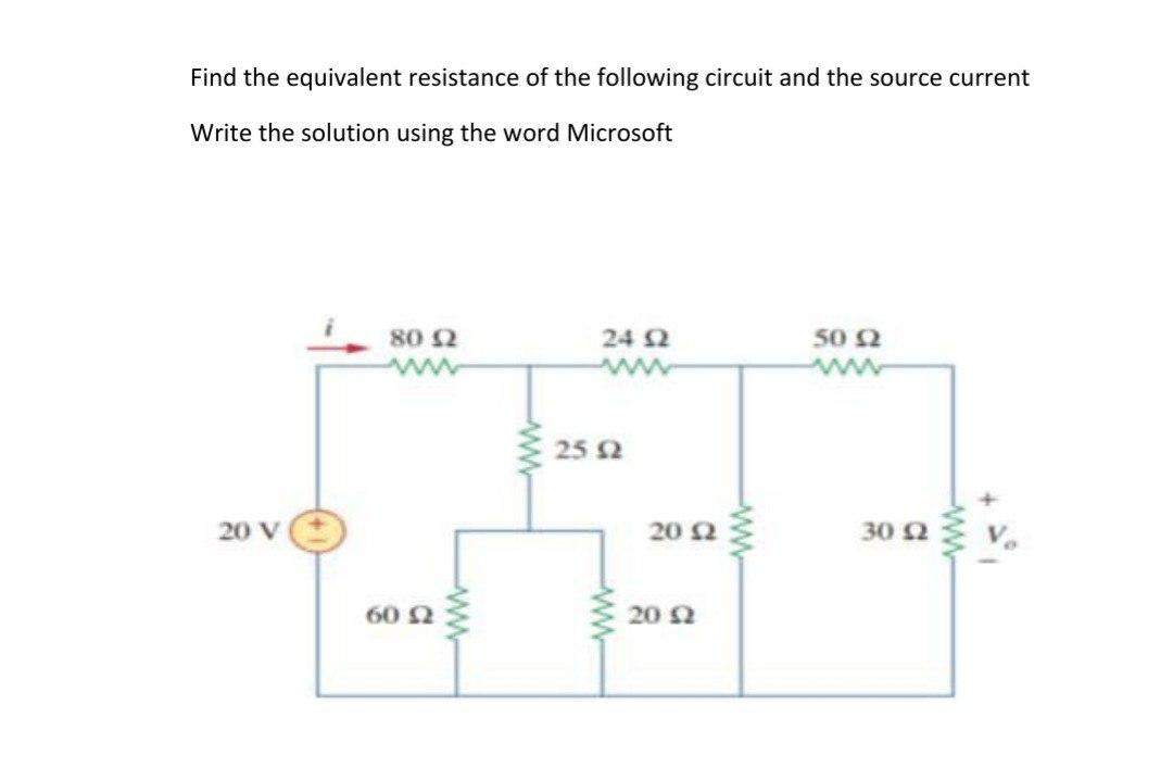 Solved Find the equivalent resistance of the following | Chegg.com