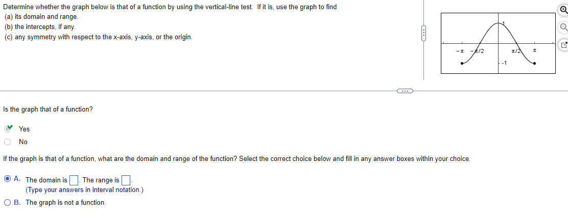 Solved Determine whether the graph below is that of a | Chegg.com