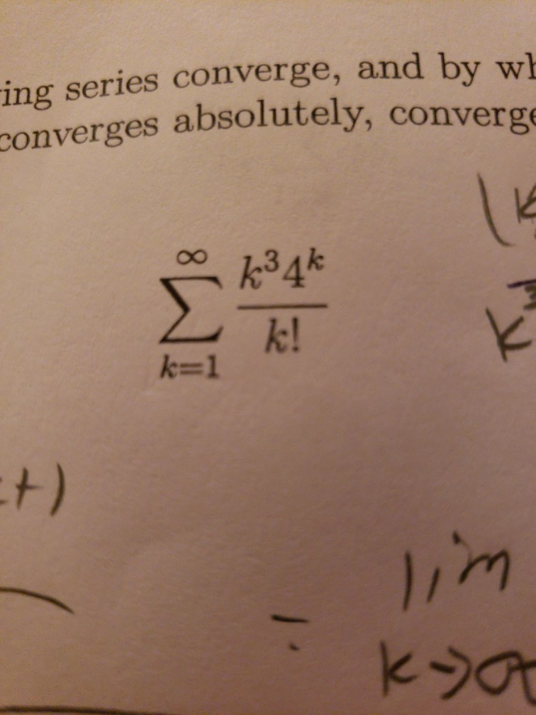 Solved Determine whether or not the following series | Chegg.com