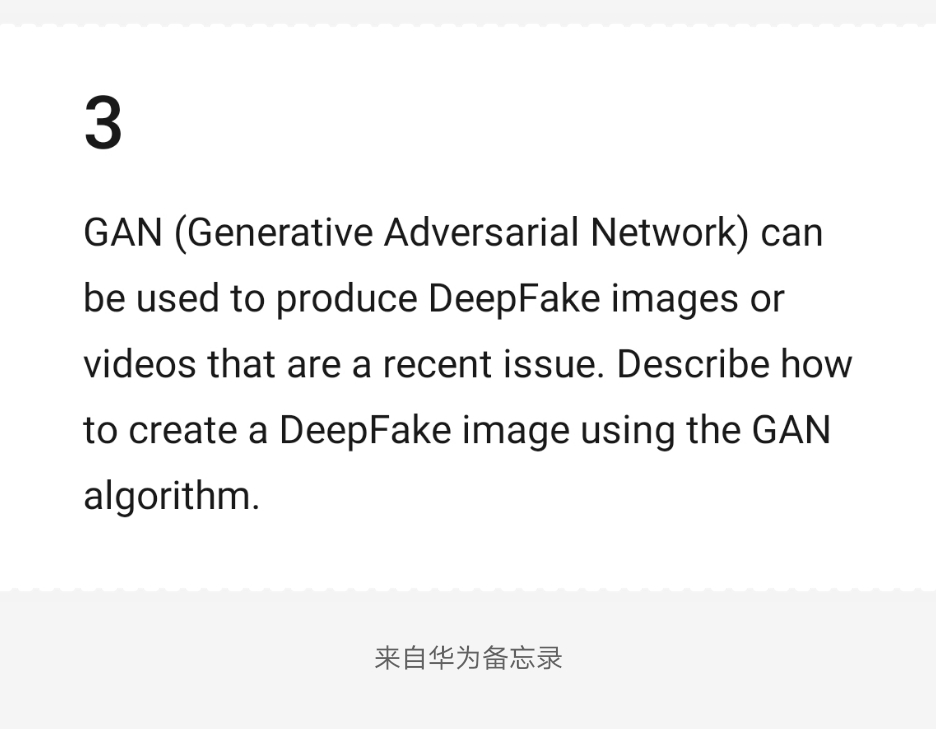 Solved w GAN (Generative Adversarial Network) can be used to | Chegg.com