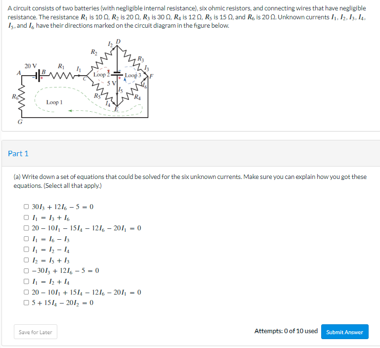 Solved A circuit consists of two batteries (with negligible | Chegg.com