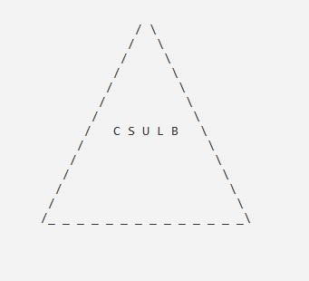 Solved With C : CSULB logo inside the pyramid, (same as | Chegg.com