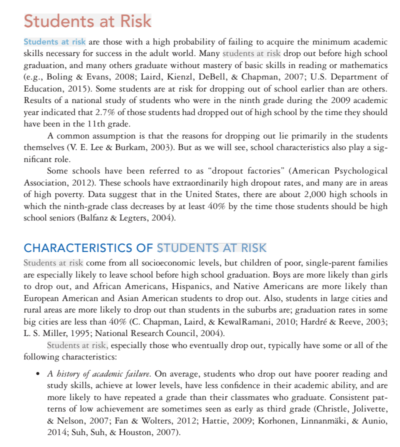 Solved: Look At The Components Of Supporting Students At R... | Chegg.com