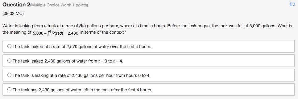 Solved Question 1(Multiple Choice Worth 1 points) (08.02 MC) | Chegg.com