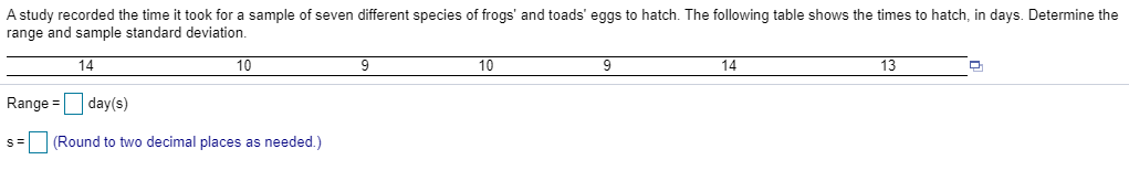 Solved A study recorded the time it took for a sample of | Chegg.com
