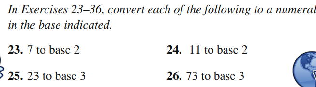 Solved In Exercises 23–36, convert each of the following to | Chegg.com