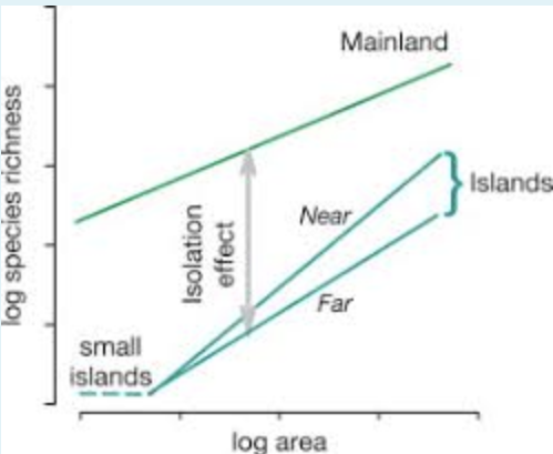 Solved Island biogeography theory has been applied to | Chegg.com