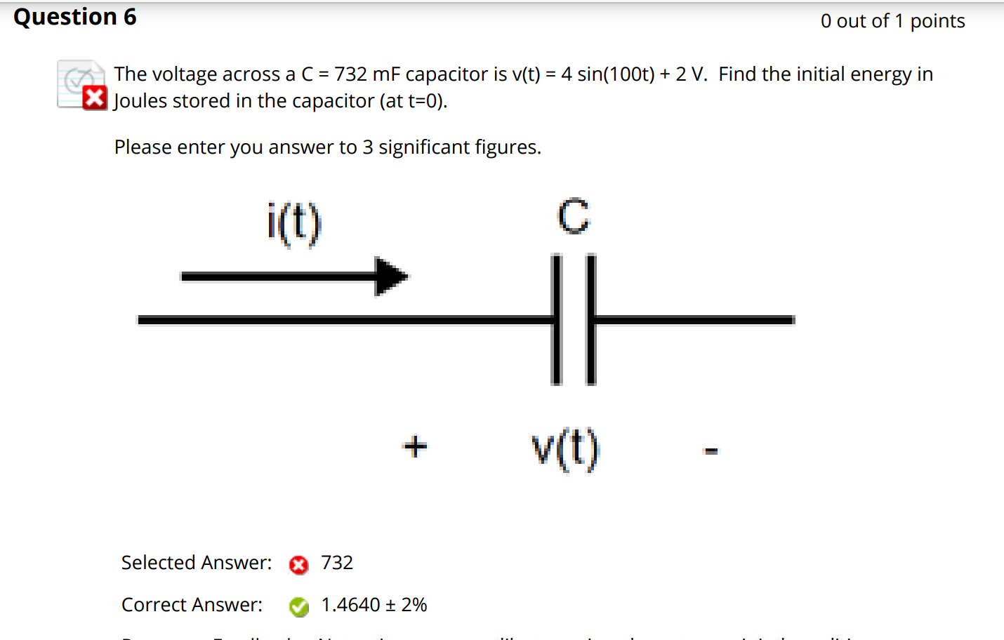 Solved QUESTION 4 How do you model a capacitor under DC or | Chegg.com