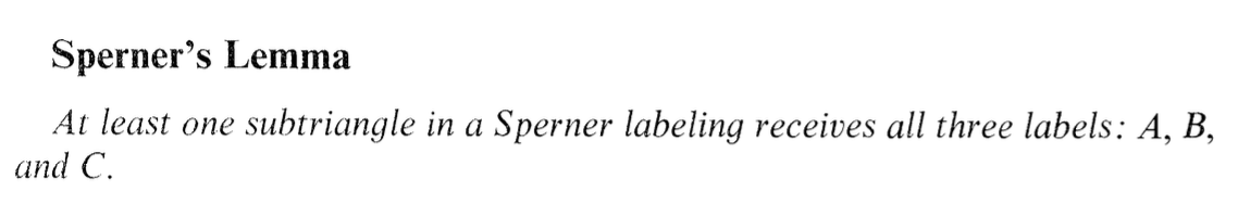 Solved Please answer both questions :) Here's Sperner's | Chegg.com