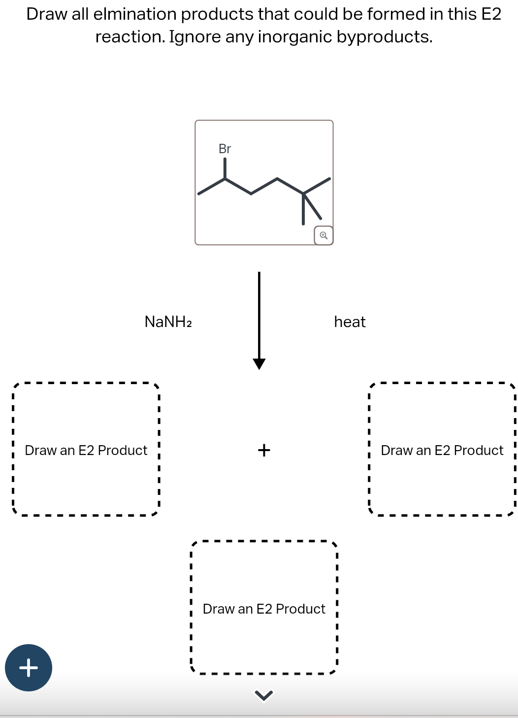 Solved Draw all elmination products that could be formed in | Chegg.com
