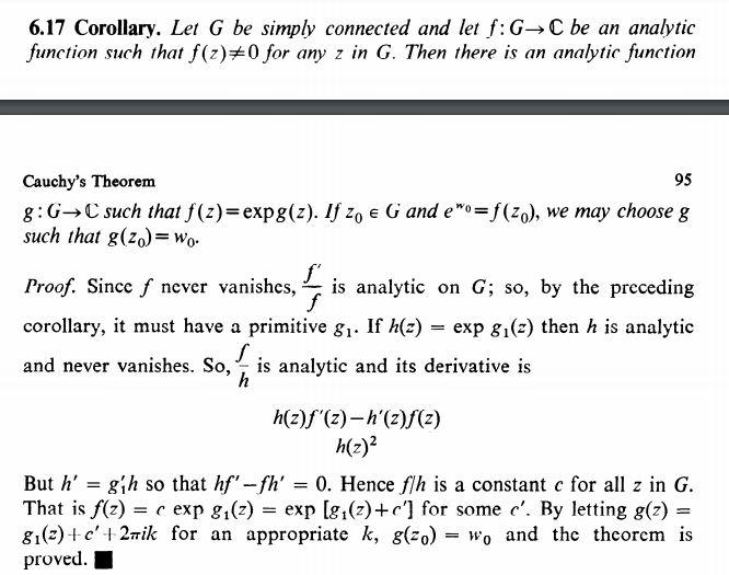 Solved Below is the corollary 6.17 and its proof for | Chegg.com