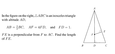 Solved In the figure on the right, ????ABC ﻿is an isosceles | Chegg.com