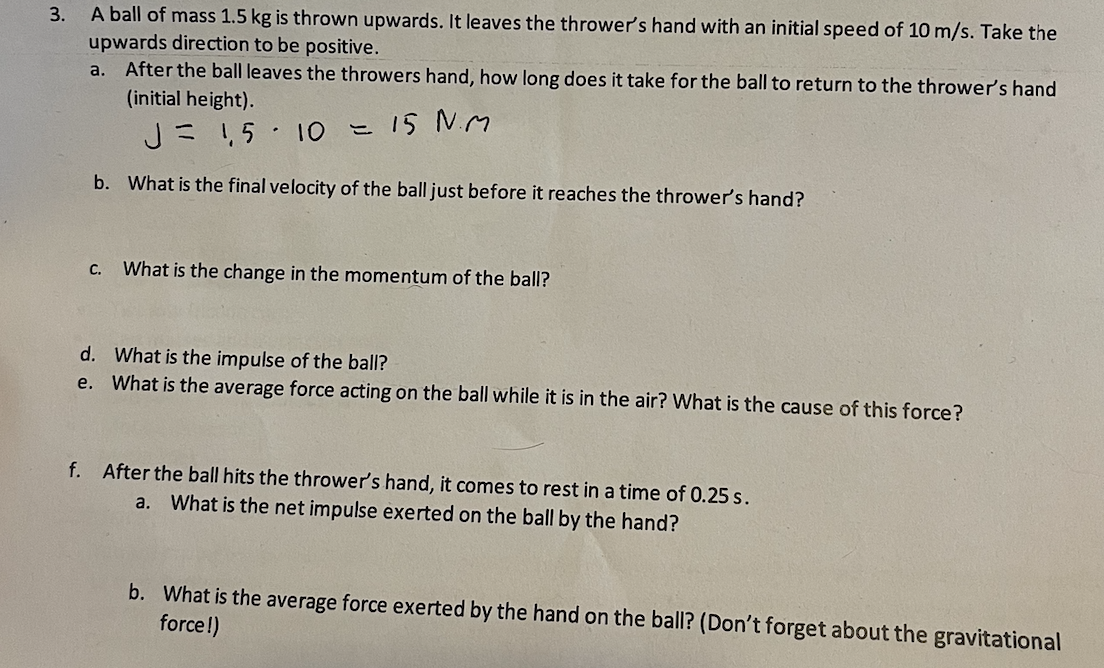 Solved Using the graph of force vs time on an object, find | Chegg.com
