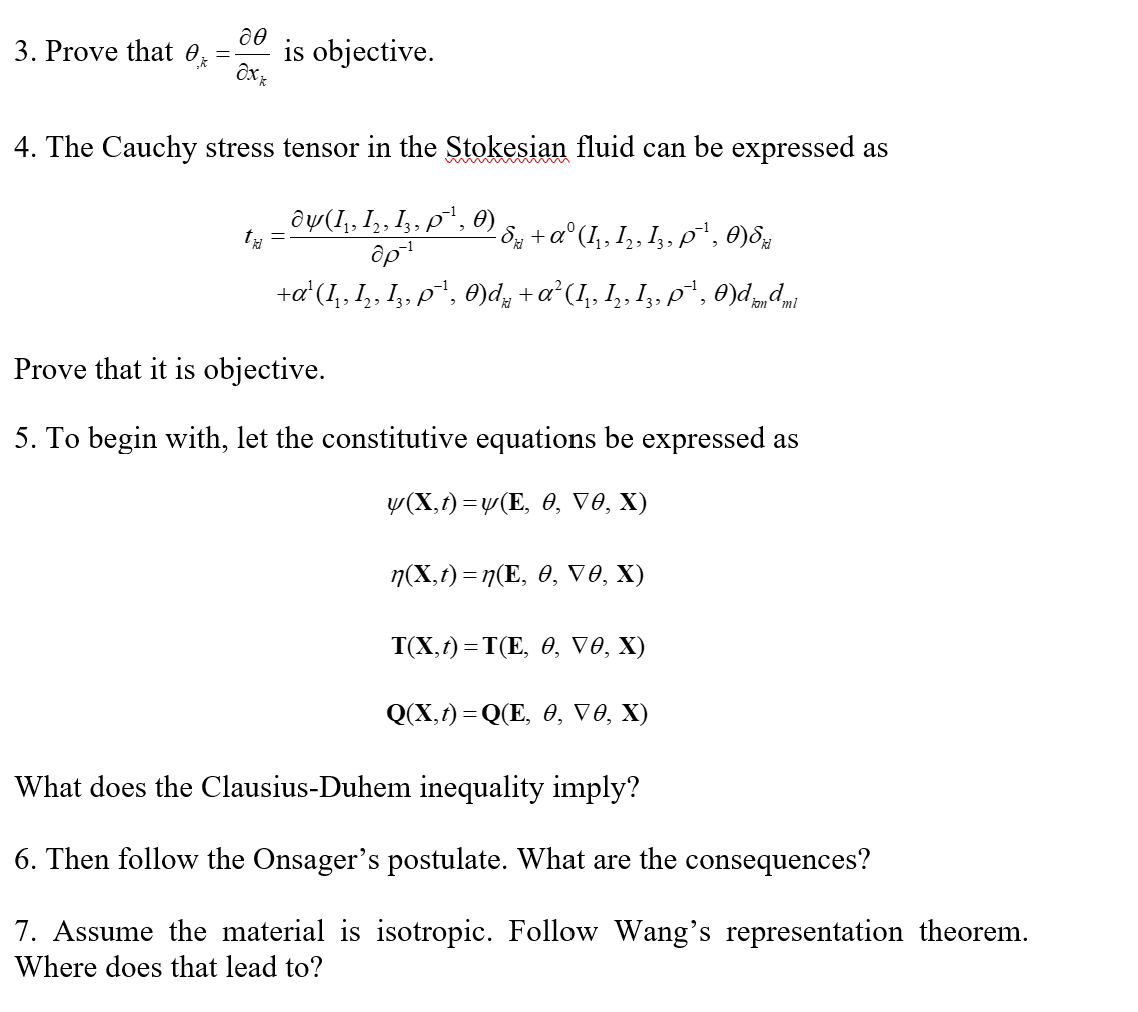 Solved 3. Prove that θ,k=∂xk∂θ is objective. 4. The Cauchy | Chegg.com