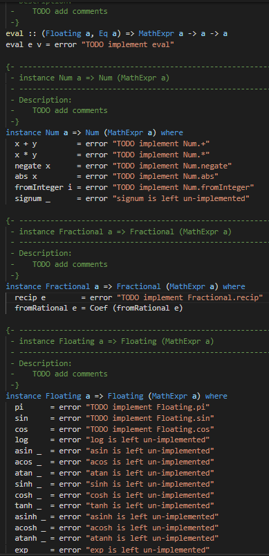 I am in need of your help! Need it done in Haskell | Chegg.com