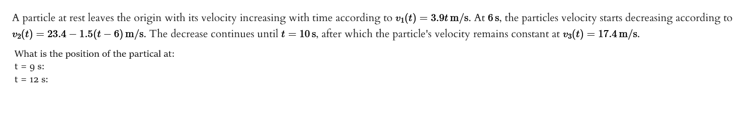 Solved A particle at rest leaves the origin with its | Chegg.com