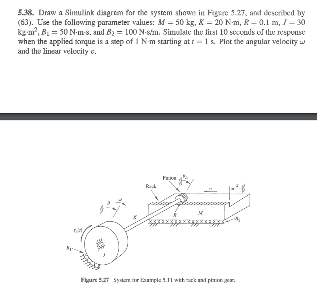 Draw The Simulink Diagrams For These Two Systems 1 2 Const 