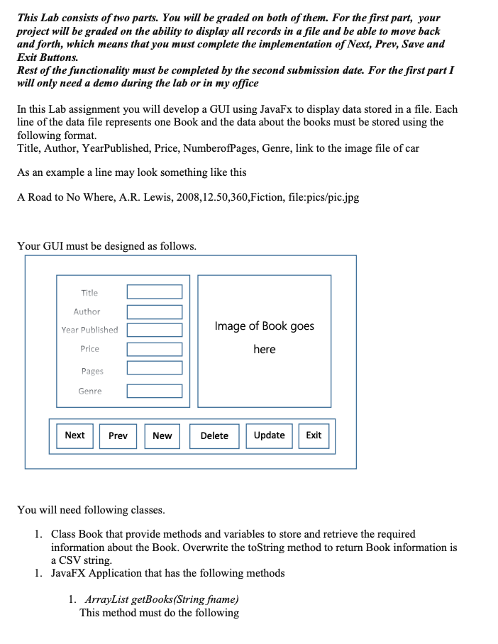 Solved This Lab consists of two parts. You will be graded on | Chegg.com
