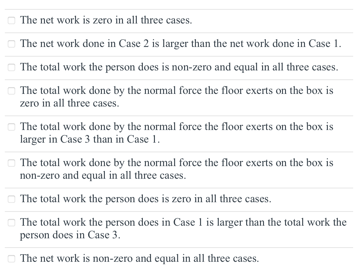 Solved Three boxes of different mass start at rest on a | Chegg.com