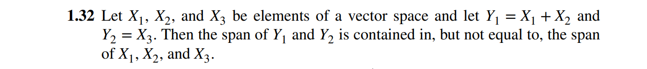 Solved 32 Let X1,X2, and X3 be elements of a vector space | Chegg.com