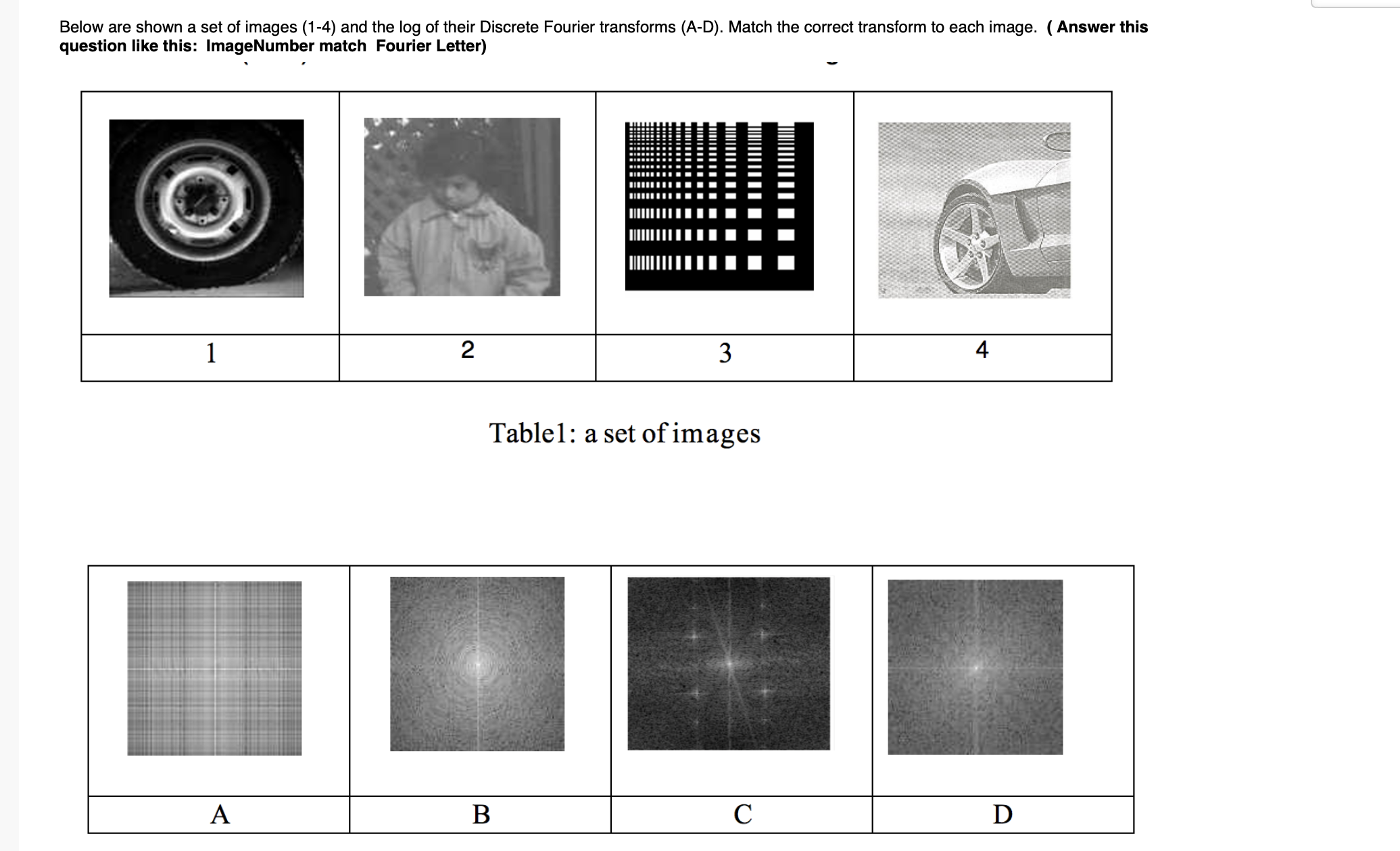 Solved Below are shown a set of images (1-4) and the log of | Chegg.com