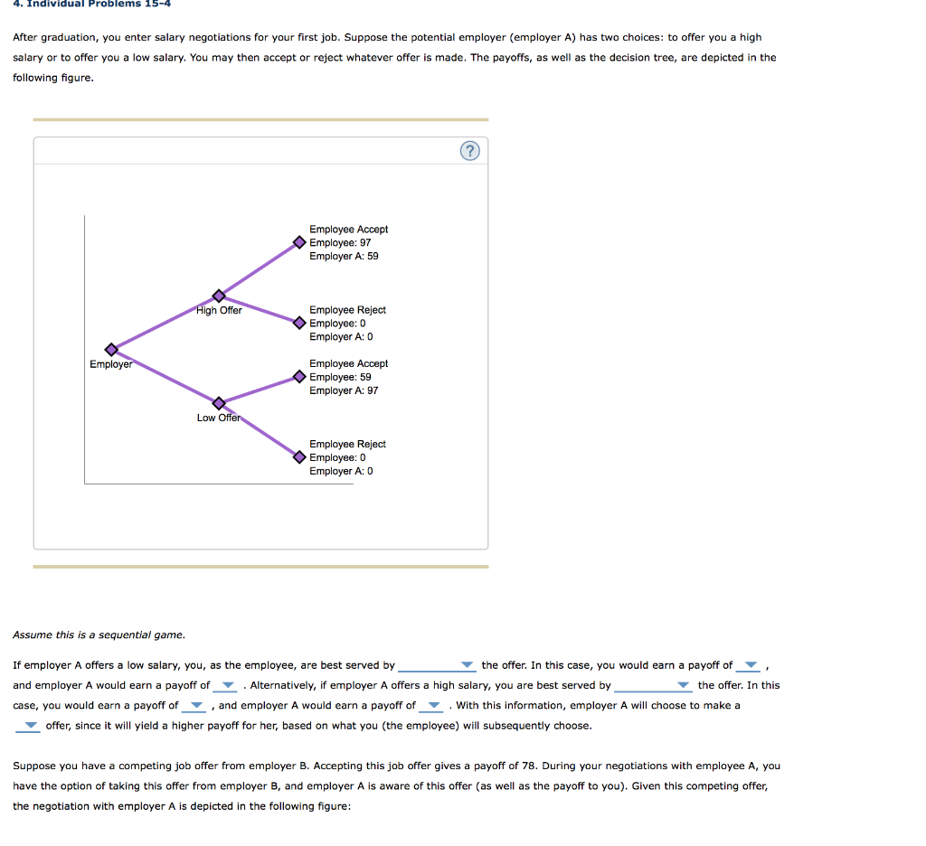 Solved 4. Individual Problems 15-4 After graduation, you | Chegg.com