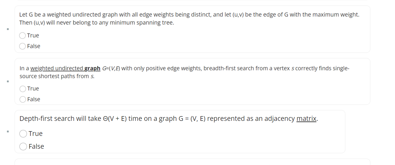 Solved Let G be a weighted undirected graph with all edge | Chegg.com